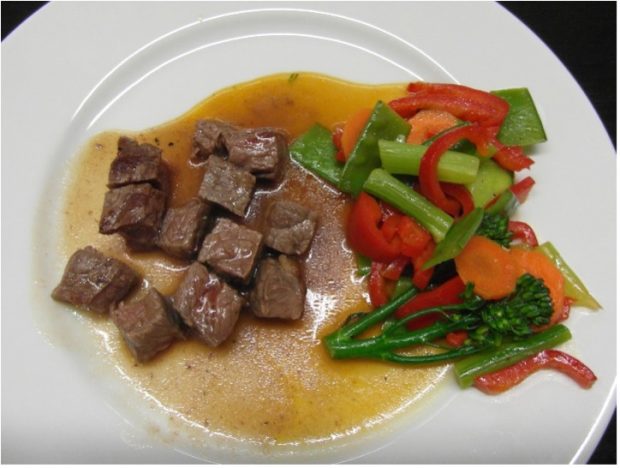 Rinderlende mit gebratenem Gemüse - Hans Montag